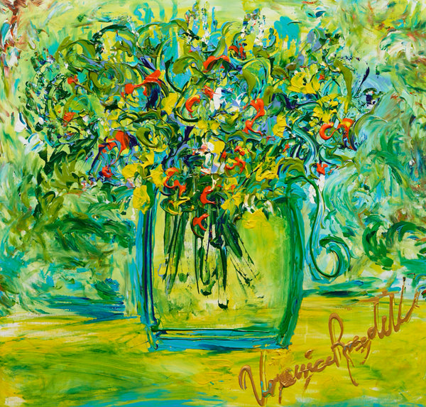 "Asha's Flowers" - Gallery Veronica Ruiz de Velasco