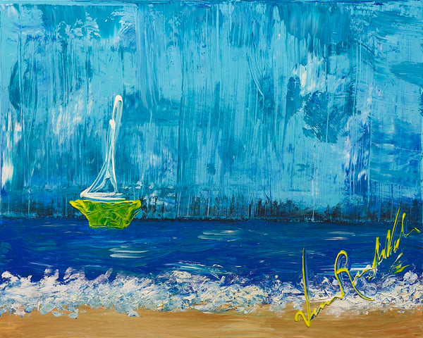 SOLD - "Solo Sailing" - Gallery Veronica Ruiz de Velasco